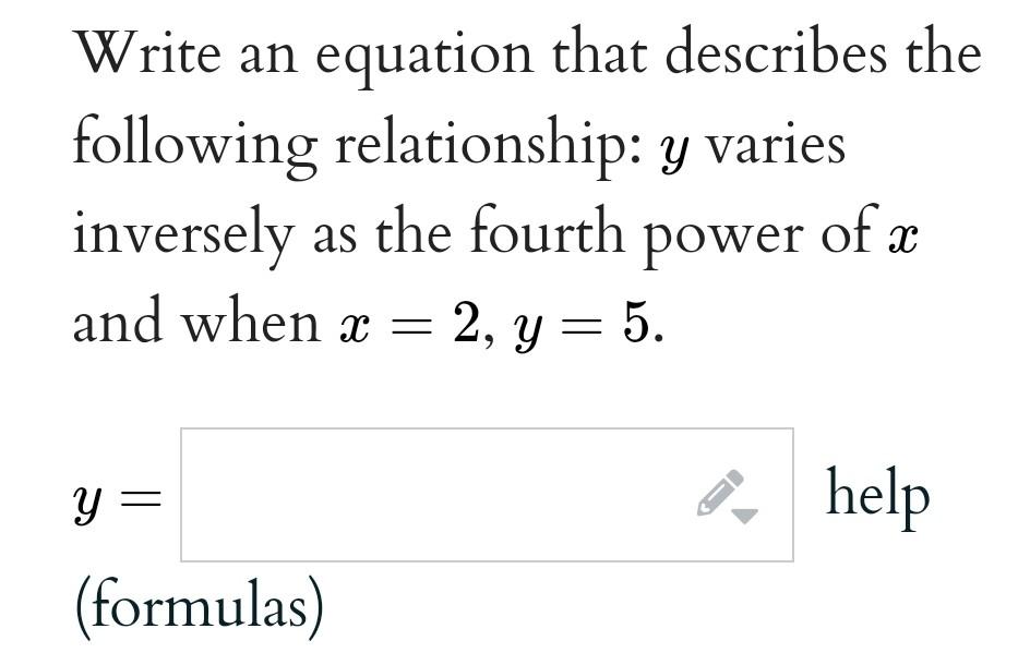 Solved Write an equation that describes the following | Chegg.com