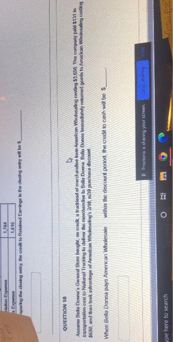 Solved calon Exponse 1,764 Expense 1,616 eparing the coming | Chegg.com