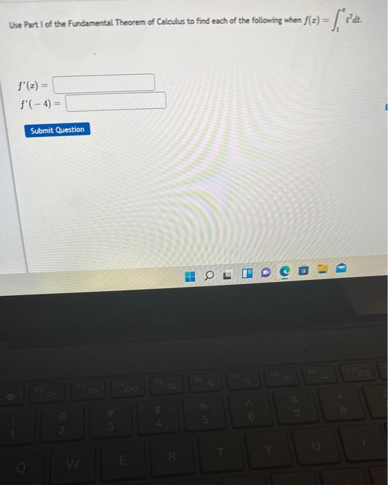 Solved Use Part I of the Fundamental Theorem of Calculus to | Chegg.com