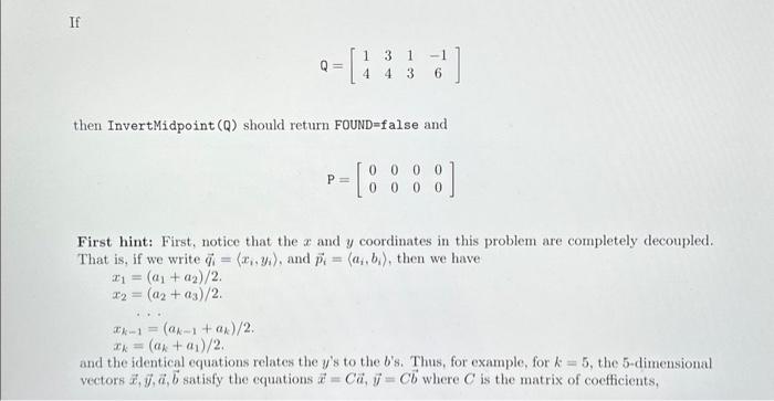 Solved In programming assignment 1, problem 2, you wrote a | Chegg.com