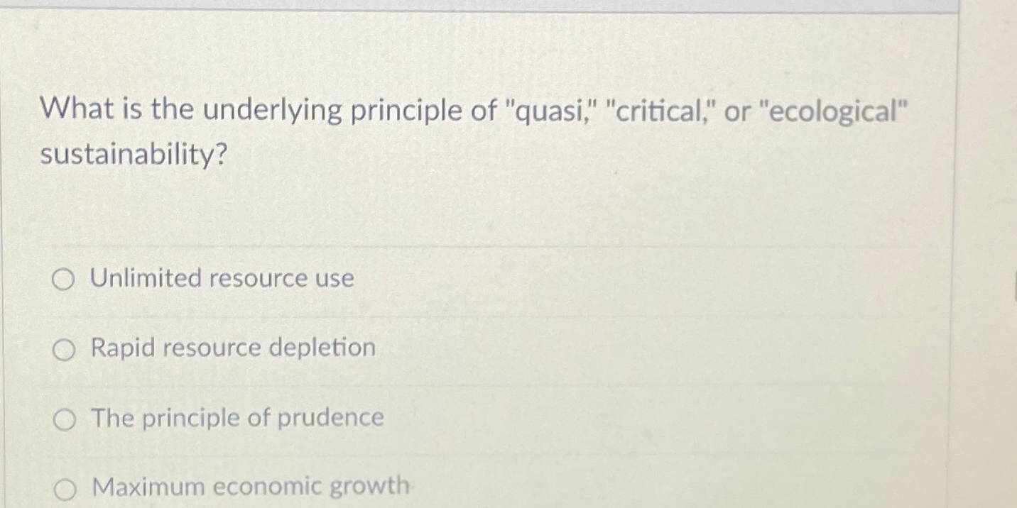 Solved What is the underlying principle of "quasi," | Chegg.com