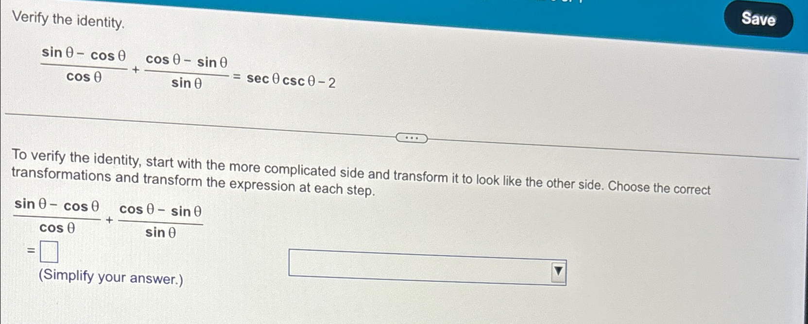 Solved Verify the | Chegg.com