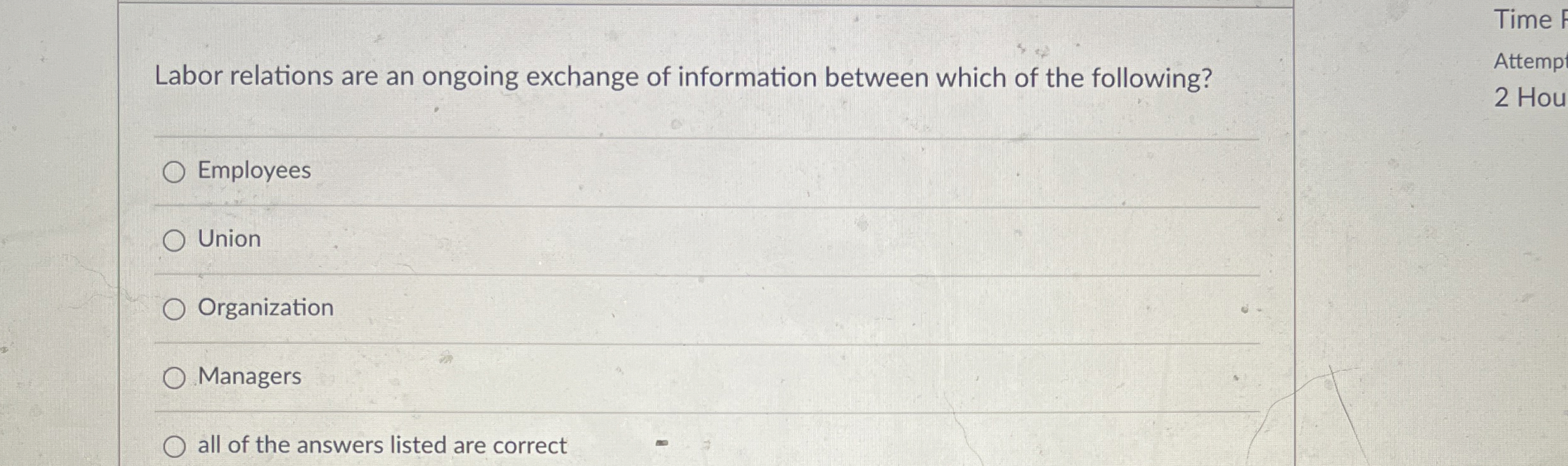 Solved Labor relations are an ongoing exchange of | Chegg.com