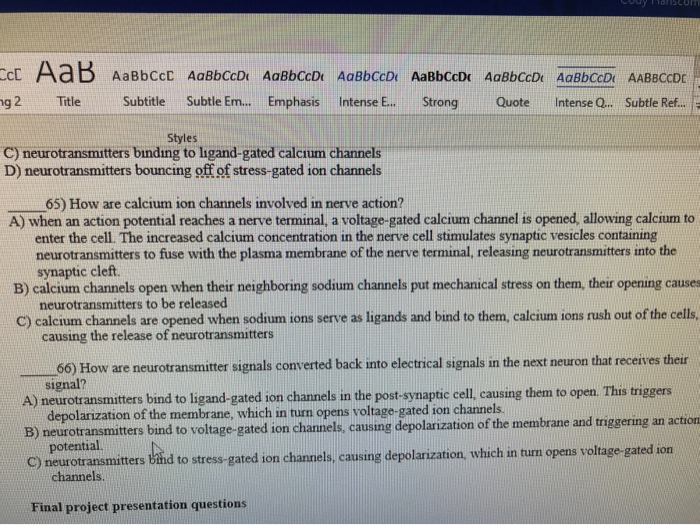 Solved IcAaB AaBCC AaBbcc ng 2 Title Subtitle Subtle Em... | Chegg.com