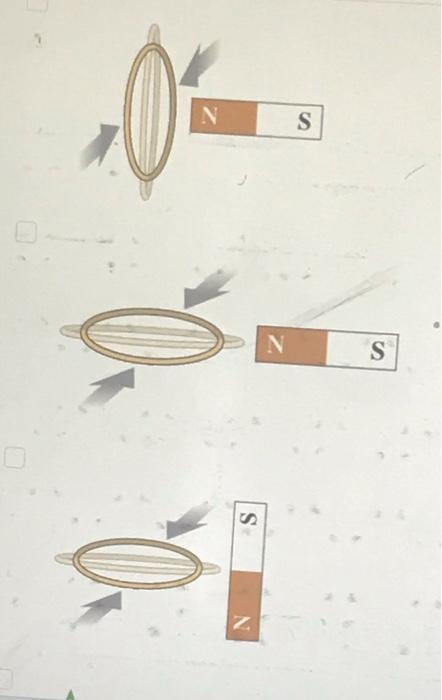 In which of the experienents with a loop and a bar | Chegg.com