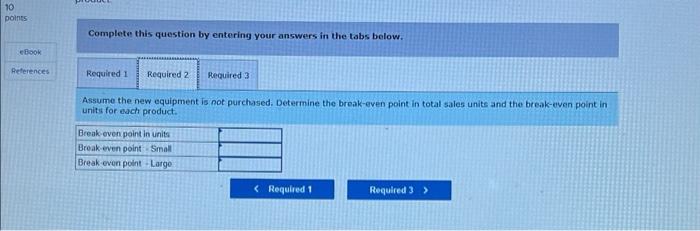 Solved Check my work Problem 18-7A (Algo) Break-even | Chegg.com