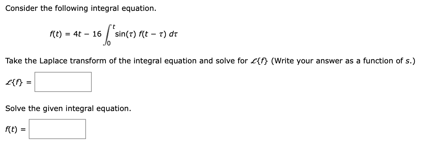 Solved Consider the following integral | Chegg.com