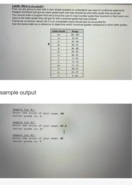 Solved Lab4A What Is My Grade First We Are Going To Start Chegg