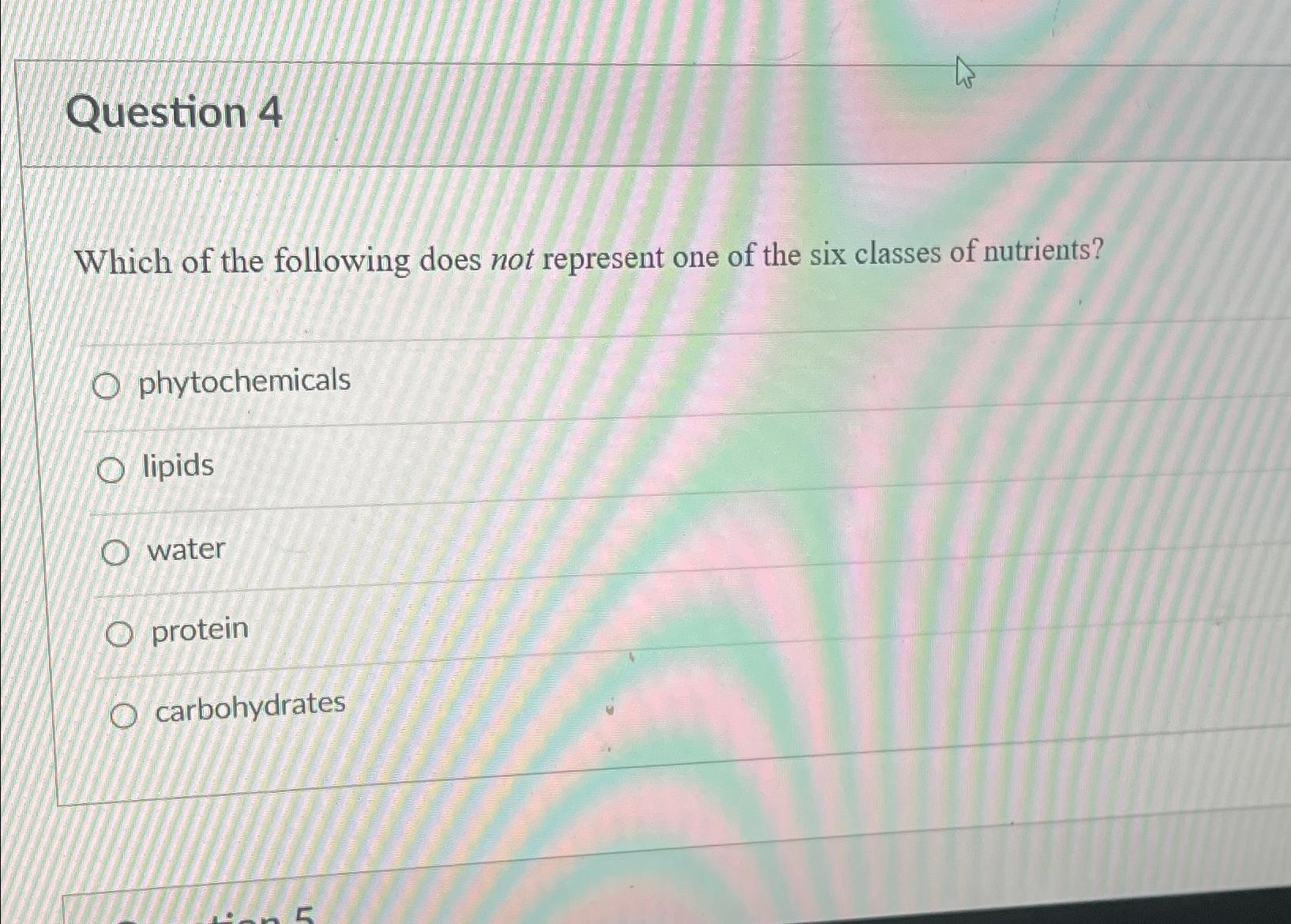 Solved Question 4Which of the following does not represent | Chegg.com