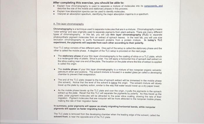 Solved For TLC plate on the right, use the metric ruler to | Chegg.com