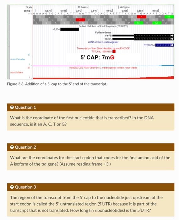Solved GENOMICS 1.) What is the coordinate of the first | Chegg.com