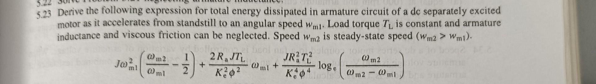 Solved 5.23 Derive the following expression for total energy | Chegg.com
