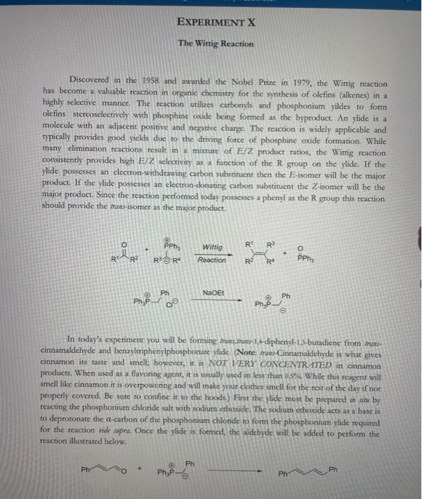 Solved what is the purpose of this experiment and why, in | Chegg.com