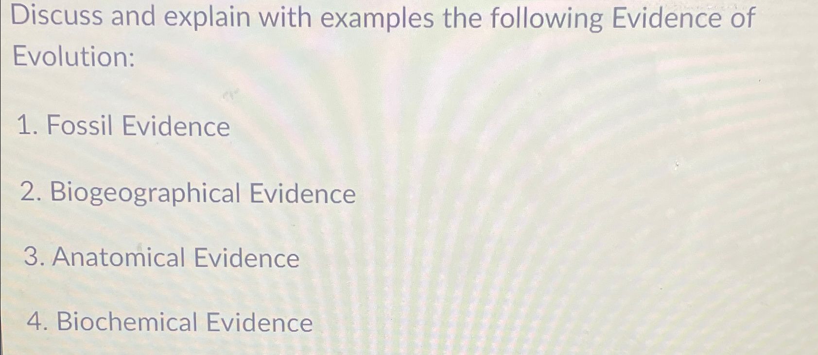 Solved Discuss and explain with examples the following | Chegg.com