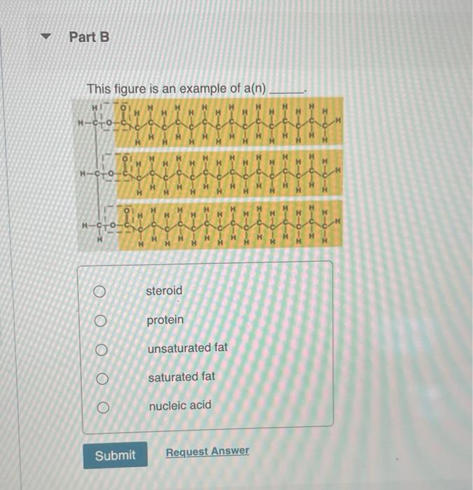 Solved This figure is an example of a(n) steroid protein | Chegg.com