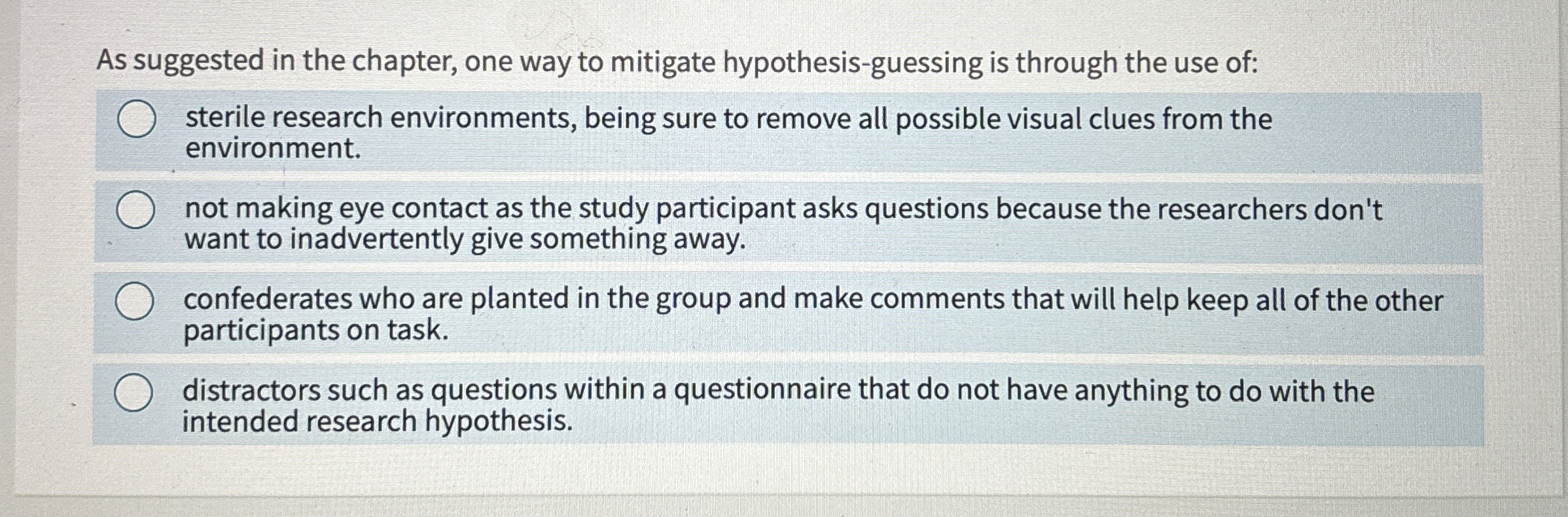 Solved As suggested in the chapter, one way to mitigate | Chegg.com