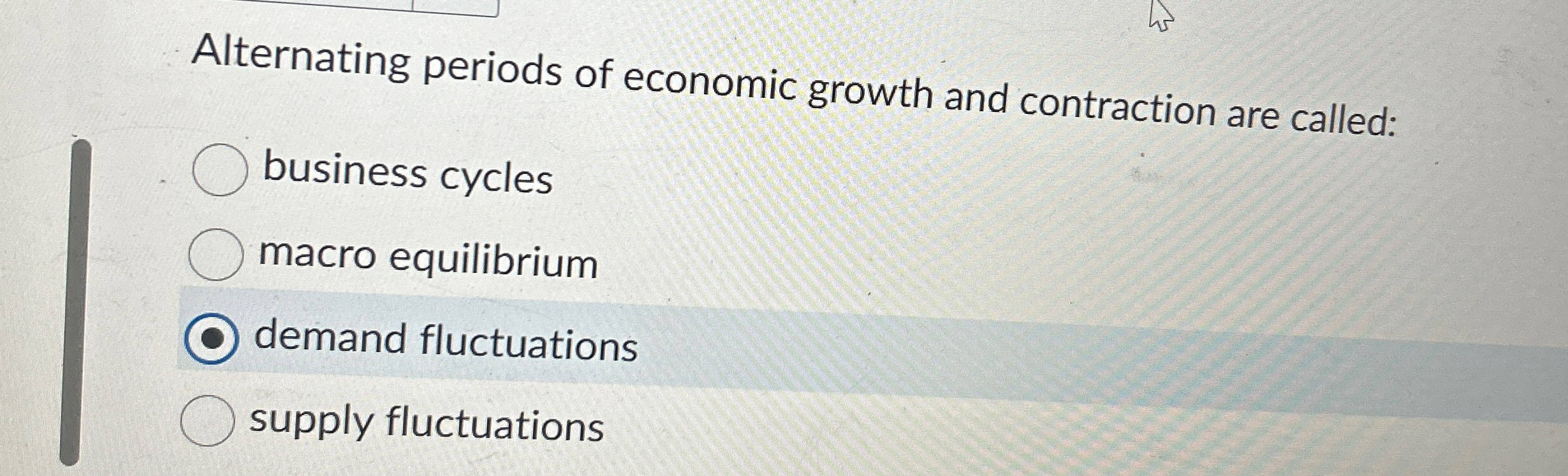 Solved Alternating periods of economic growth and | Chegg.com