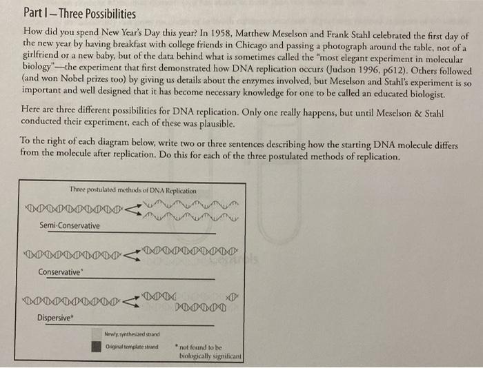 Solved Write 2-3 sentences describing how the starting DNA | Chegg.com