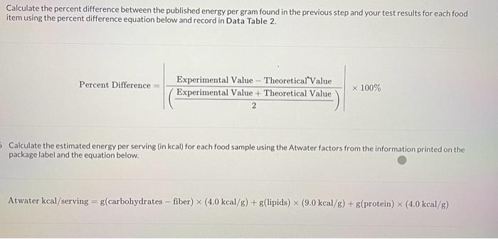 Calculate Energy Released Energy Released Per Gram
