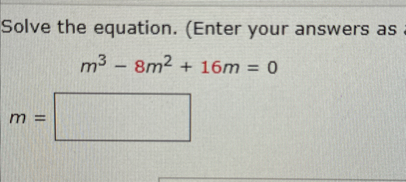 Solved Solve the equation. (Enter your answers | Chegg.com