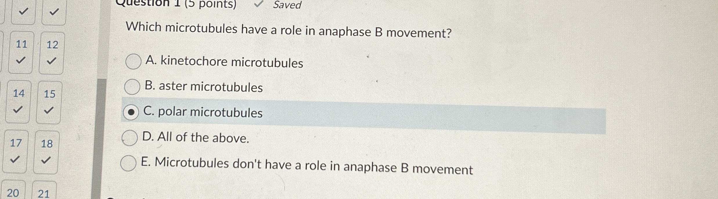High Quality SOLUTION Which microtubules have a role in anaphase B | Chegg.com