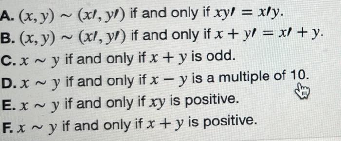 Solved determine which of these relations are transitive. | Chegg.com