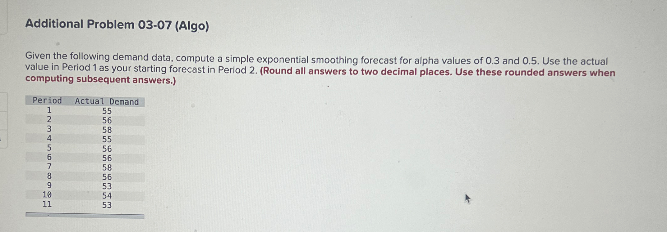 Solved Additional Problem 03 07 Algogiven The Following 