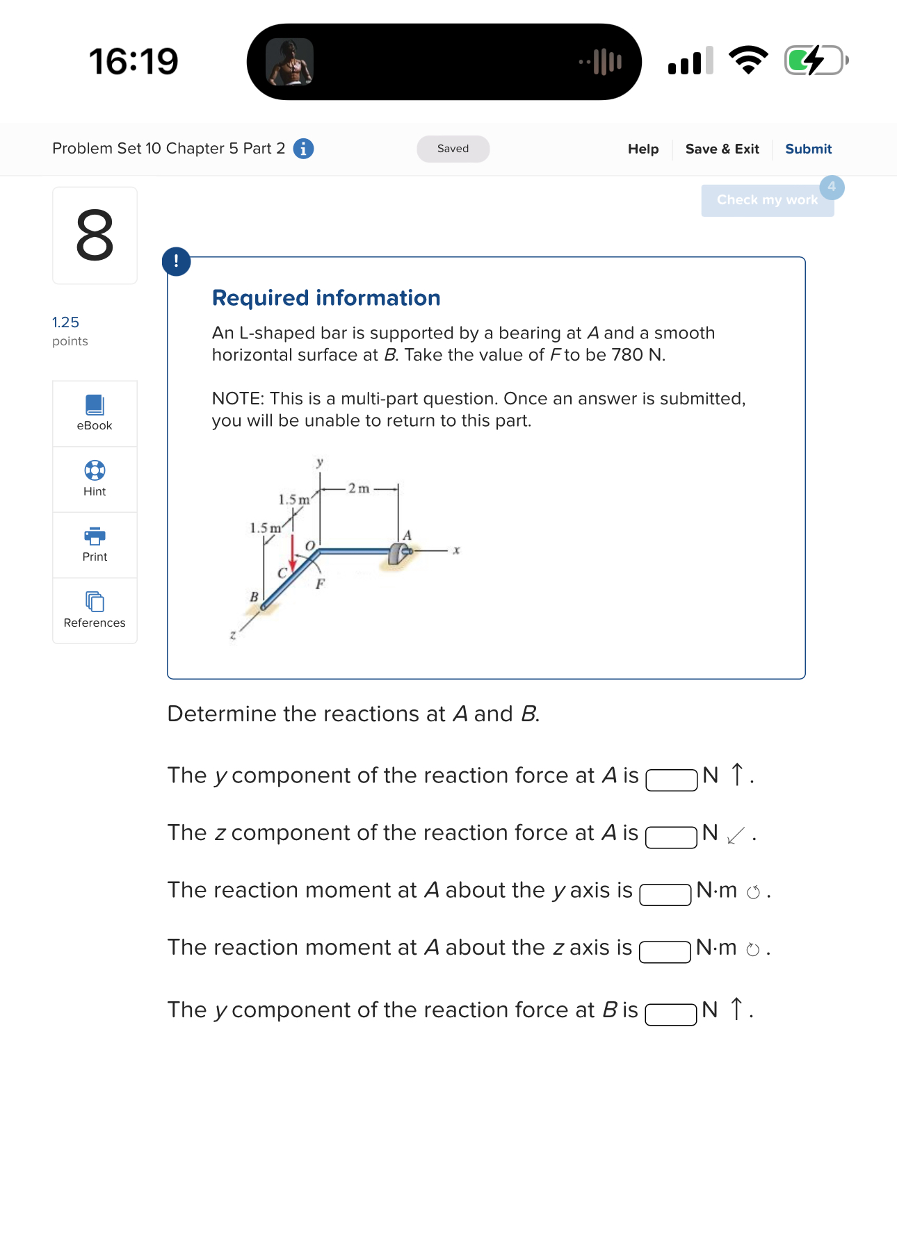 Solved 16:19.. |10||.11÷4.Problem Set 10 ﻿Chapter 5 ﻿Part 2 | Chegg.com