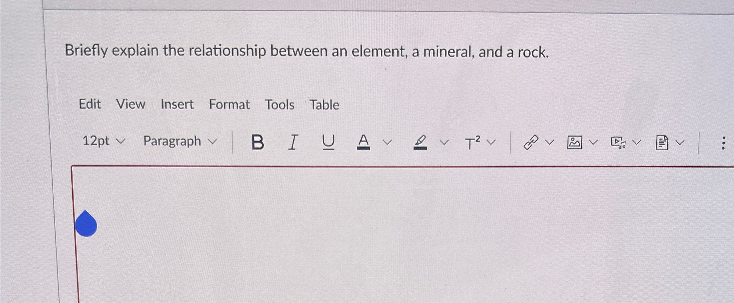 Solved Briefly explain the relationship between an element, | Chegg.com