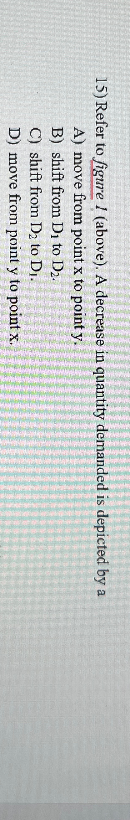 Solved Refer to figure 1 (above). ﻿A decrease in quantity | Chegg.com