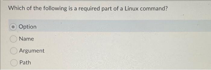Solved Which of the following is a required part of a Linux | Chegg.com