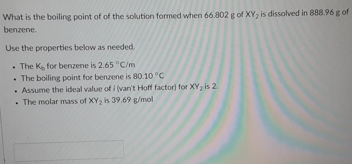 Solved A solution is prepared by dissolving a nonelectrolyte | Chegg.com