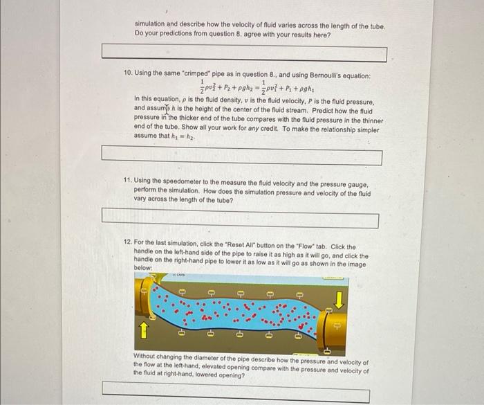 Solved 1. Click the "Pressure" tab (of Pressure, Flow, and | Chegg.com