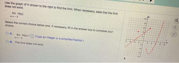 Solved Use the graph of H shown to the right to find the | Chegg.com