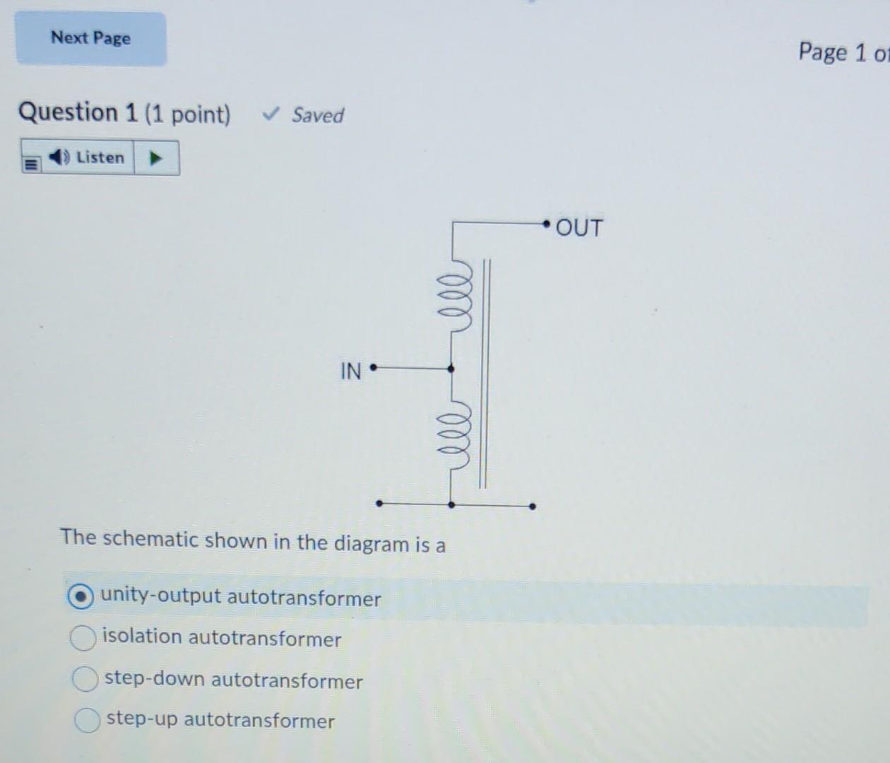 Solved Page 10 estion 1 (1 point) Saved The schematic | Chegg.com Solved Page 10 estion 1 (1 point) Saved The schematic | Chegg.com
