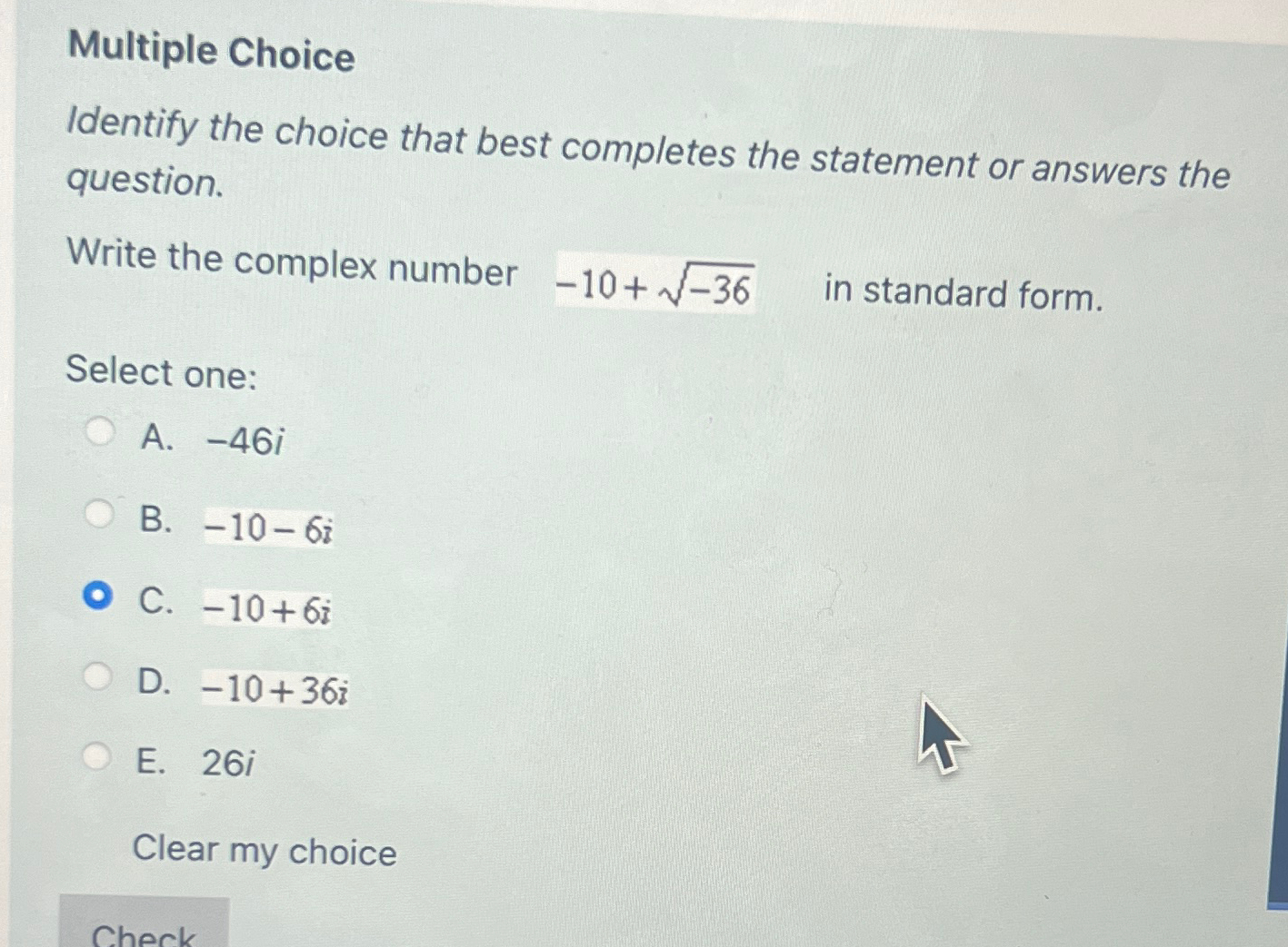 Solved Multiple ChoiceIdentify the choice that best | Chegg.com