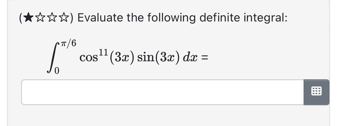 Solved Evaluate the following definite | Chegg.com