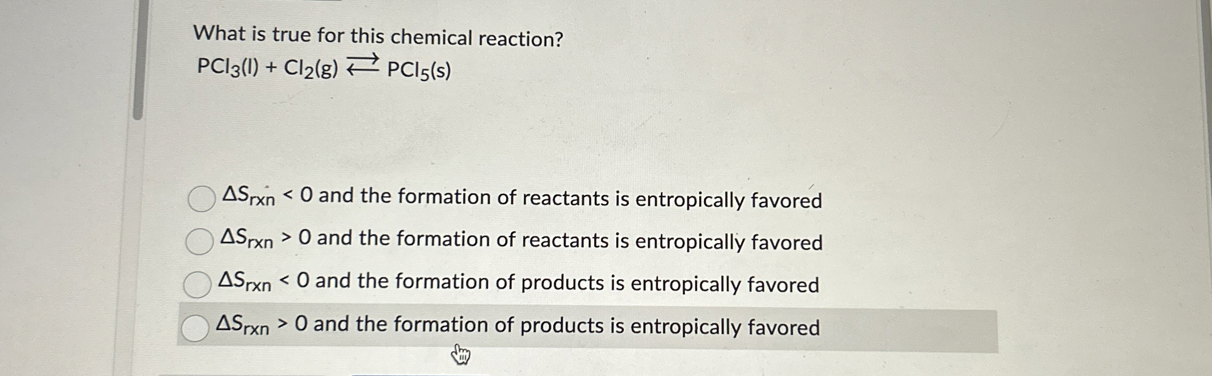 Solved What is true for this chemical | Chegg.com