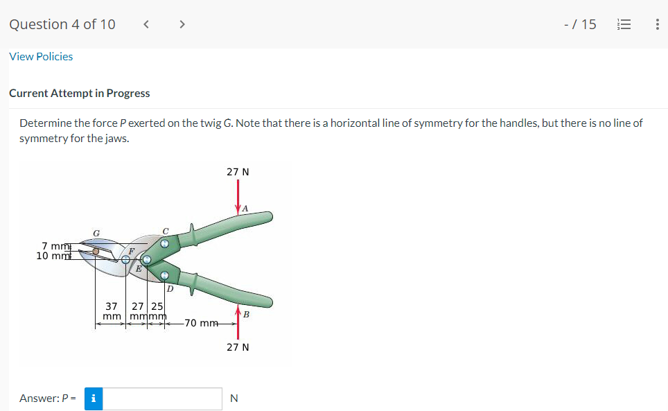 Solved Question 4 ﻿of 10View PoliciesCurrent Attempt in | Chegg.com