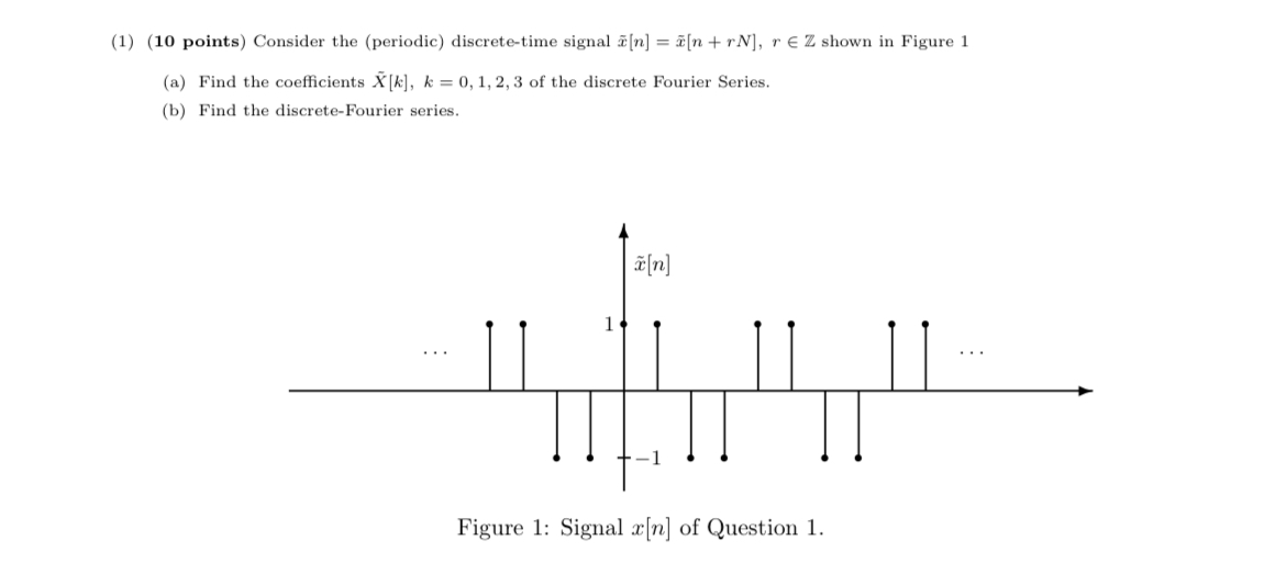 Solved by an EXPERT (1) (10 ﻿points) ﻿Consider the (periodic) | Chegg.com