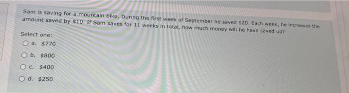 Solved The graph of an arithmetic sequence is shown below | Chegg.com