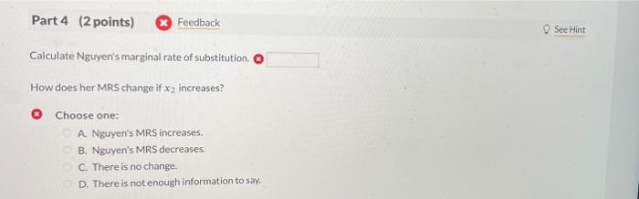 Solved Part 2 (2 points) Feedback See Hint You can find an | Chegg.com