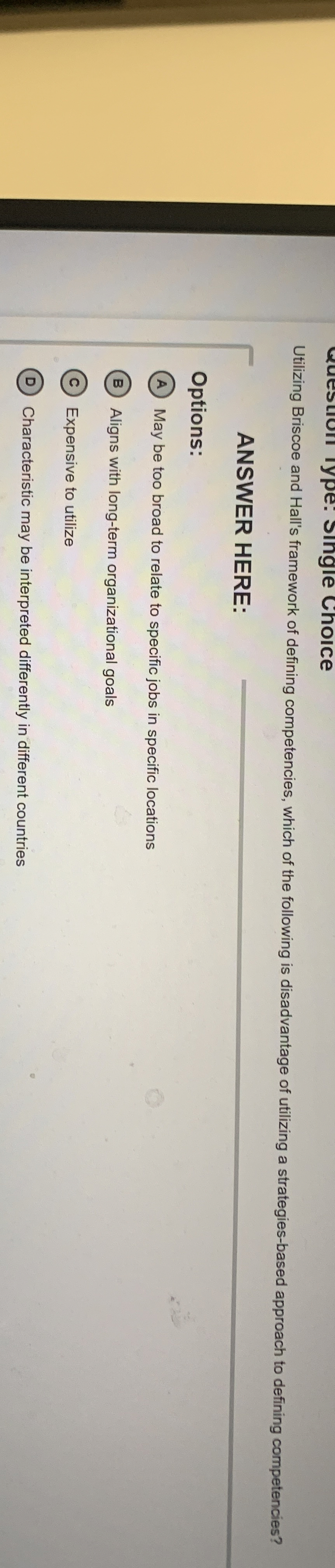 Solved Utilizing Briscoe and Hall's framework of defining | Chegg.com