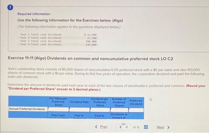 Solved Required information Use the following information | Chegg.com