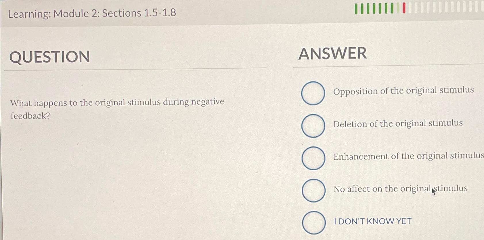Solved Learning: Module 2: Sections | Chegg.com