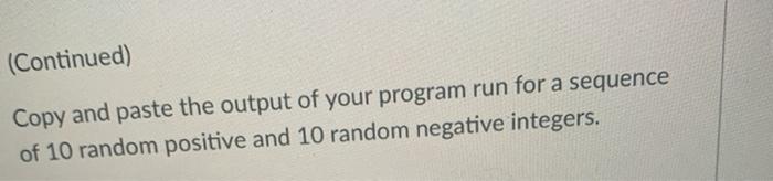 Solved Write a Python program that accepts a random sequence | Chegg.com