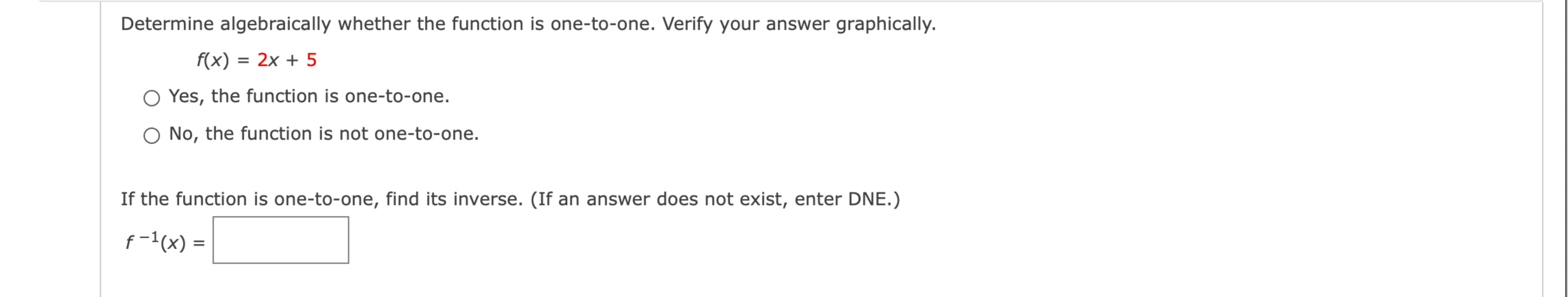 Solved Determine algebraically whether the function is | Chegg.com