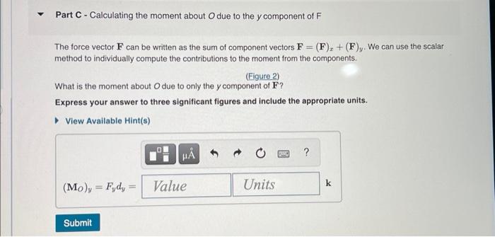 Solved Figure \o 12The force vector F can be written as the | Chegg.com