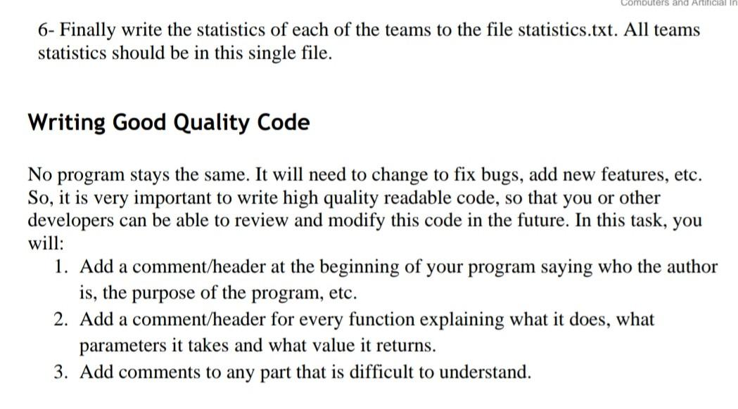 Solved Task A class Player is a class that holds the info of | Chegg.com