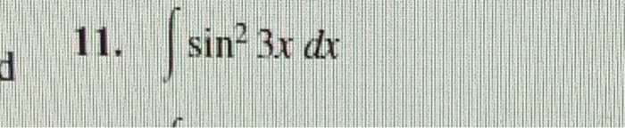 Solved sin- 3x dx | Chegg.com